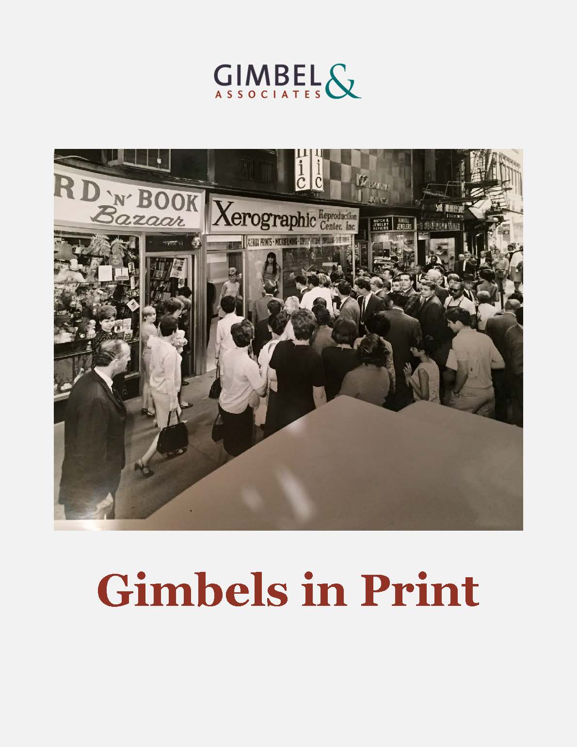 Gimbels in Print